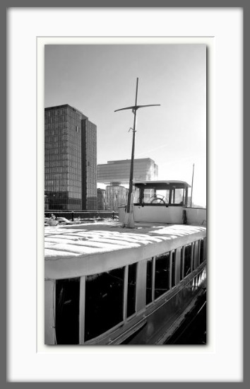 Dirk Gilberg - Fotografie "Schnee im Rheinauhafen" Edition im Werkladen